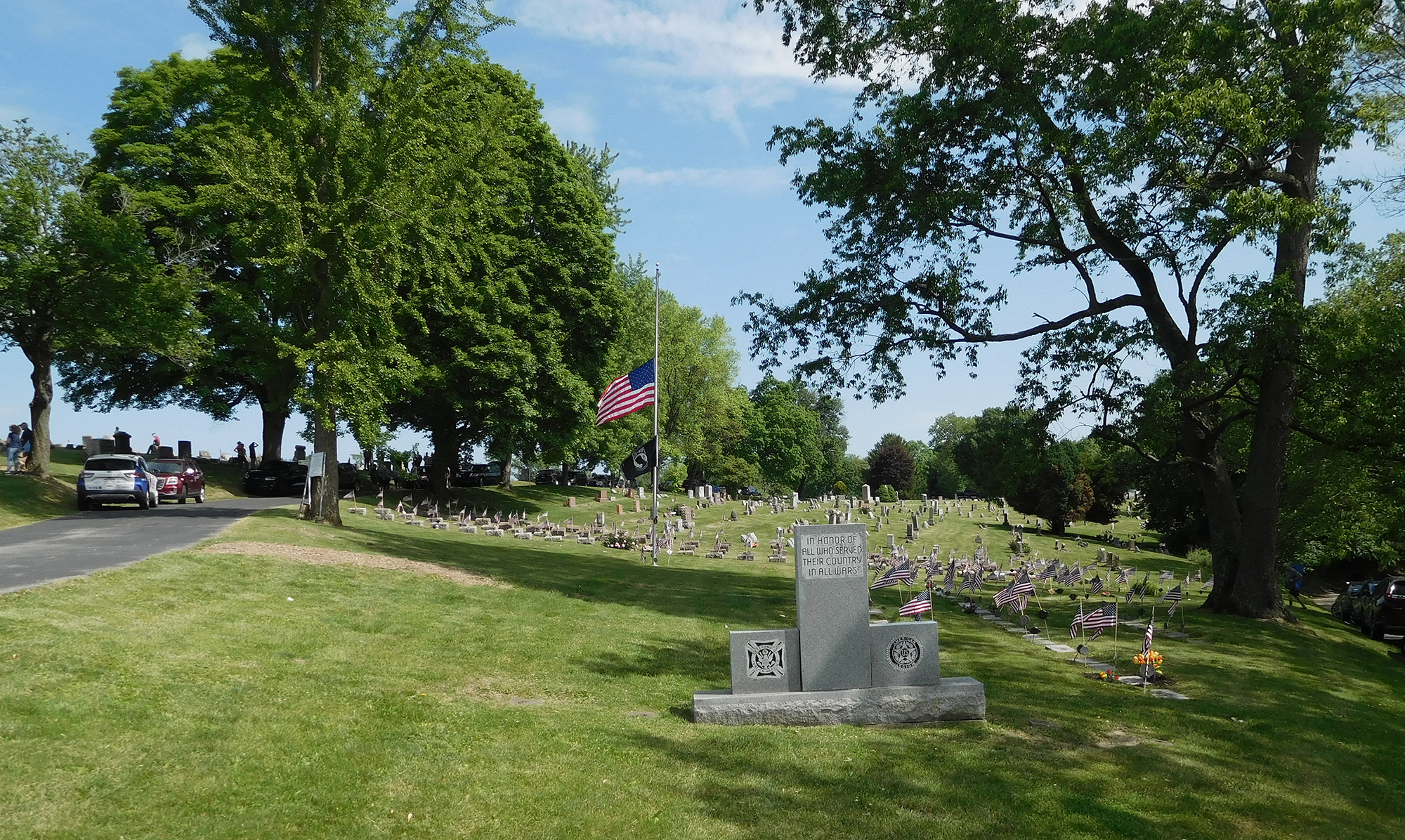 GV230529MemDay008SoldiersSec | Grandview Cemetery & Mausoleum